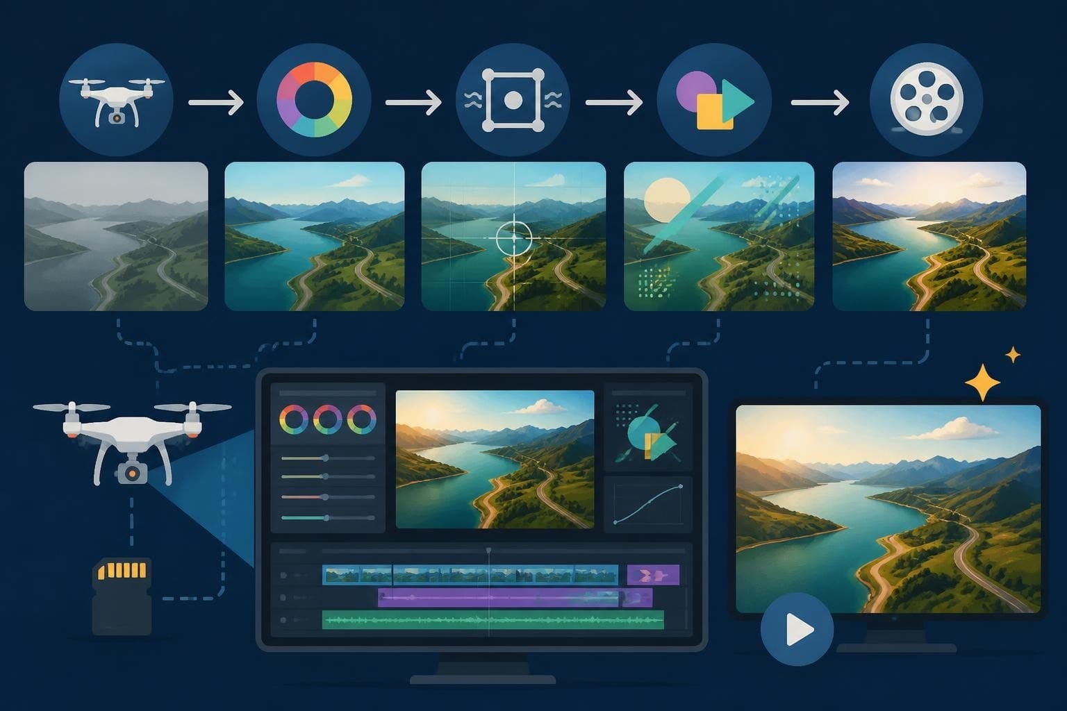 Drone Video Editing: Your Complete Guide for 2026 - beCreatives